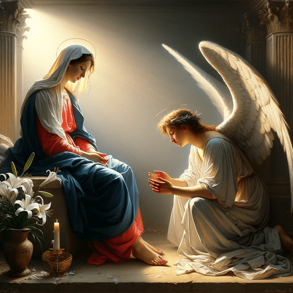 "Voici que la vierge est enceinte, elle enfantera un fils..." | Étoile ...